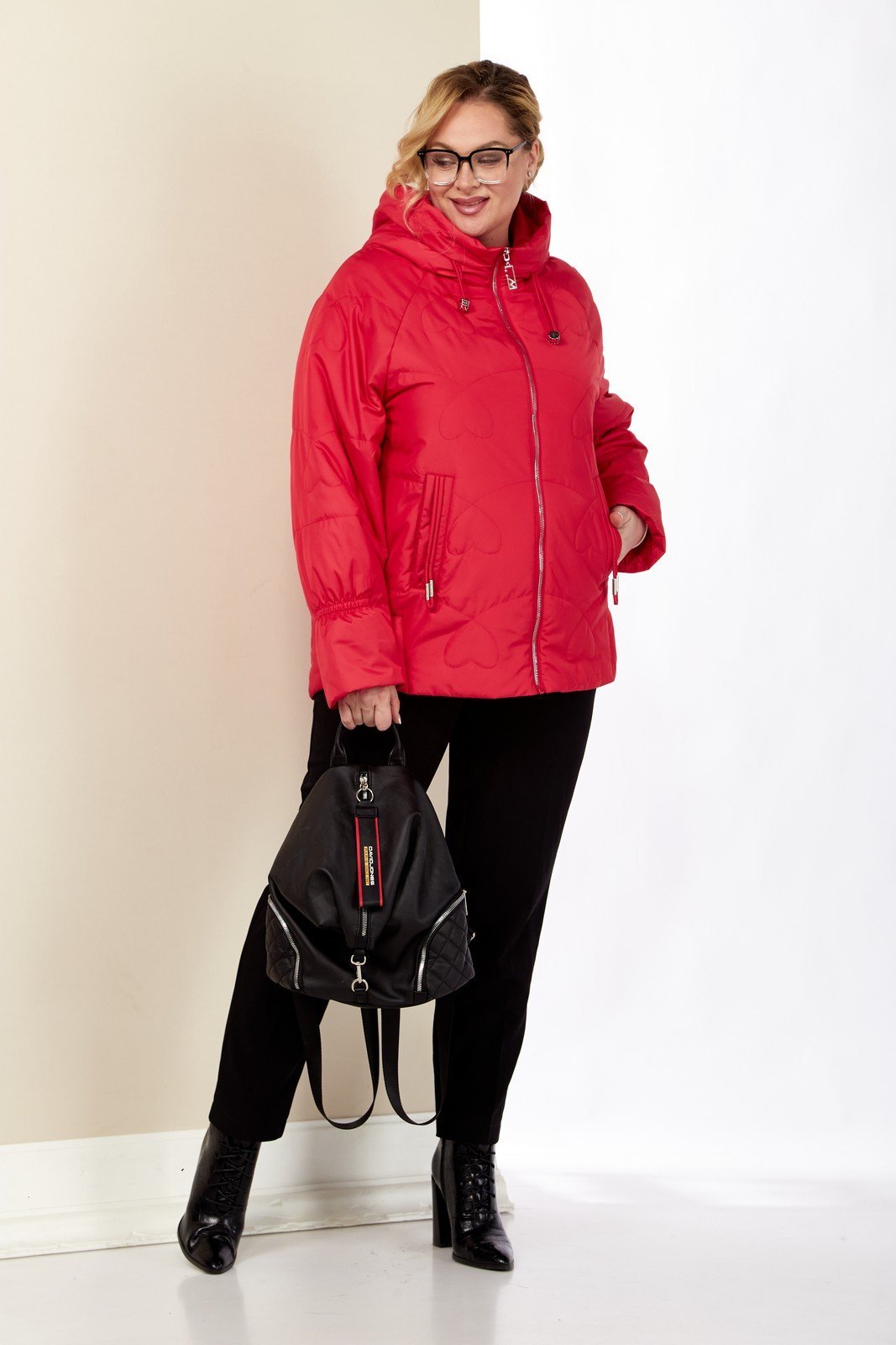 Куртка 2185 малиновый Shetti купить в интернет магазине | в наличии